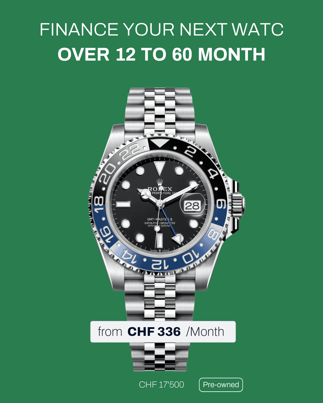 Finance your Rolex, Cartier, Breitling and other brands with Yourasset ...